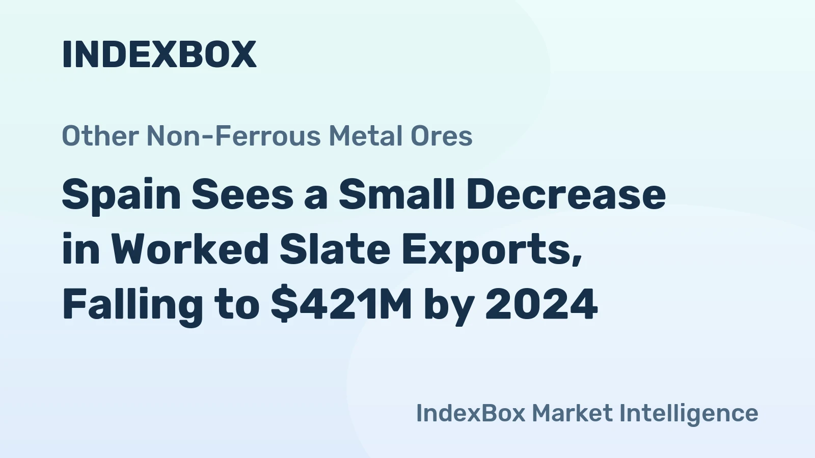 Spain Sees a Small Decrease in Worked Slate Exports, Falling to $421M by 2024