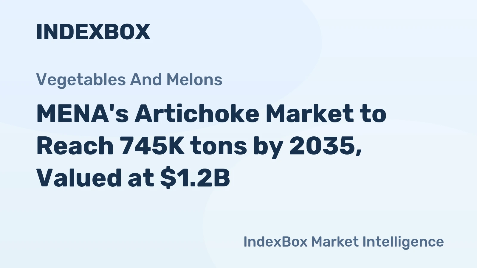 MENA's Artichoke Market to Reach 745K tons by 2035, Valued at $1.2B