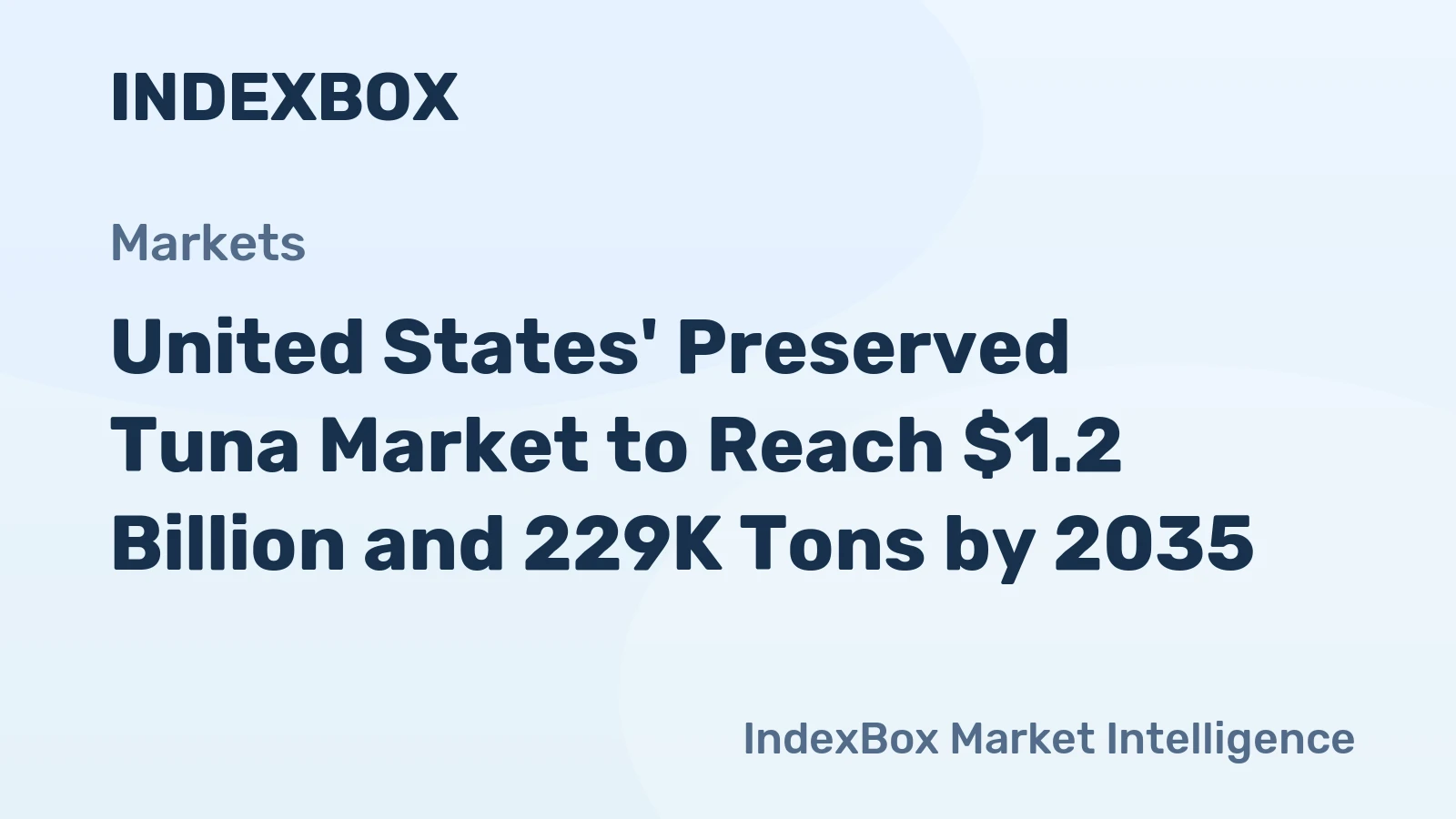 United States' Preserved Tuna Market to Reach $1.2 Billion and 229K Tons by 2035