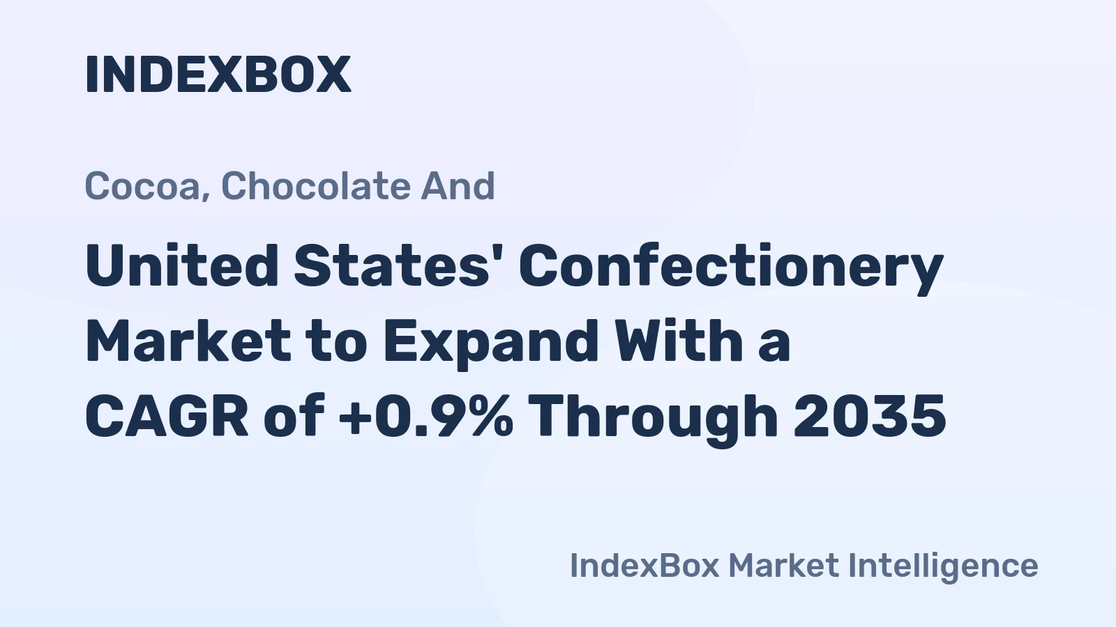 United States' Confectionery Market to Expand With a CAGR of +0.9% Through 2035
