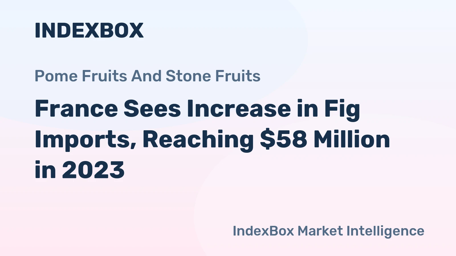 France Sees Increase in Fig Imports, Reaching $58 Million in 2023