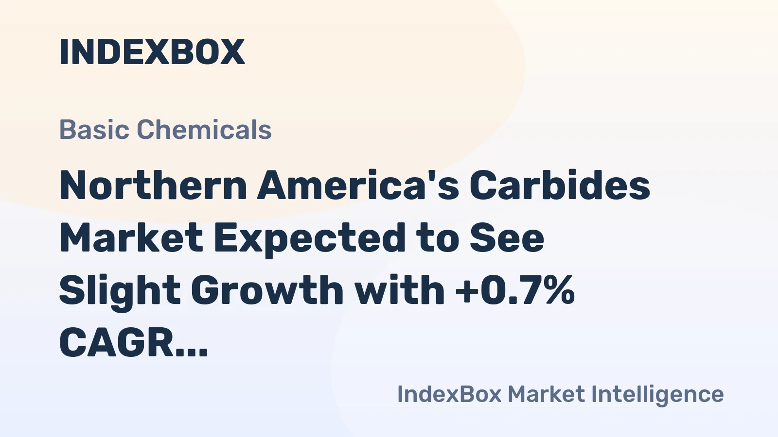 Northern America's Carbides Market Expected to See Slight Growth with +0.7% CAGR in Volume and +2.0% CAGR in Value by 2035