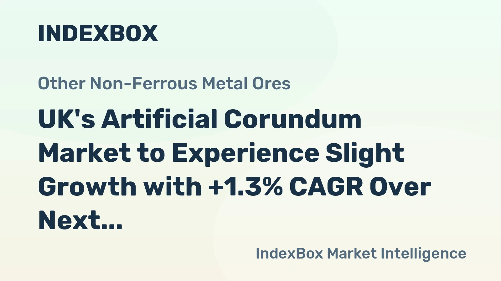 UK's Artificial Corundum Market to Experience Slight Growth with +1.3% CAGR Over Next Decade
