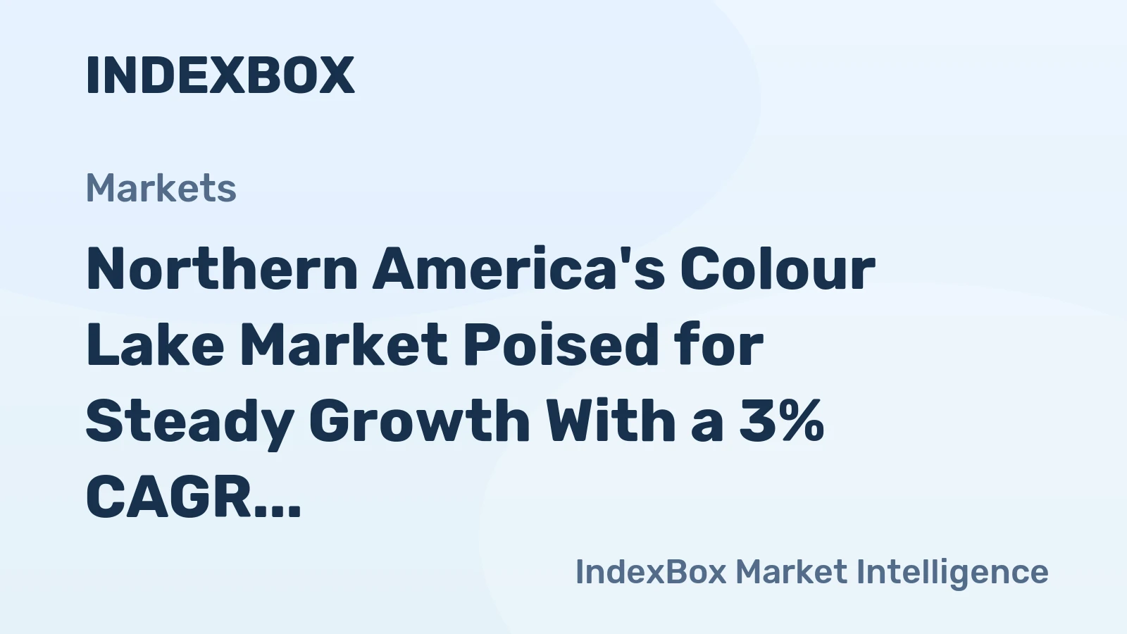 Northern America's Colour Lake Market Poised for Steady Growth With a 3% CAGR Through 2035