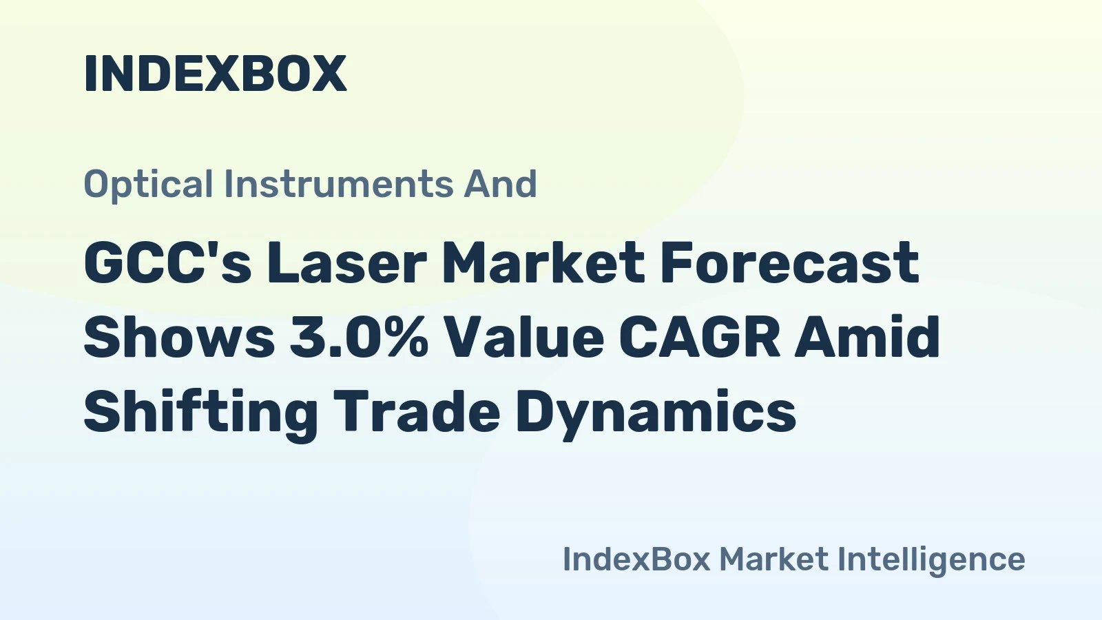 GCC's Laser Market Forecast Shows 3.0% Value CAGR Amid Shifting Trade Dynamics
