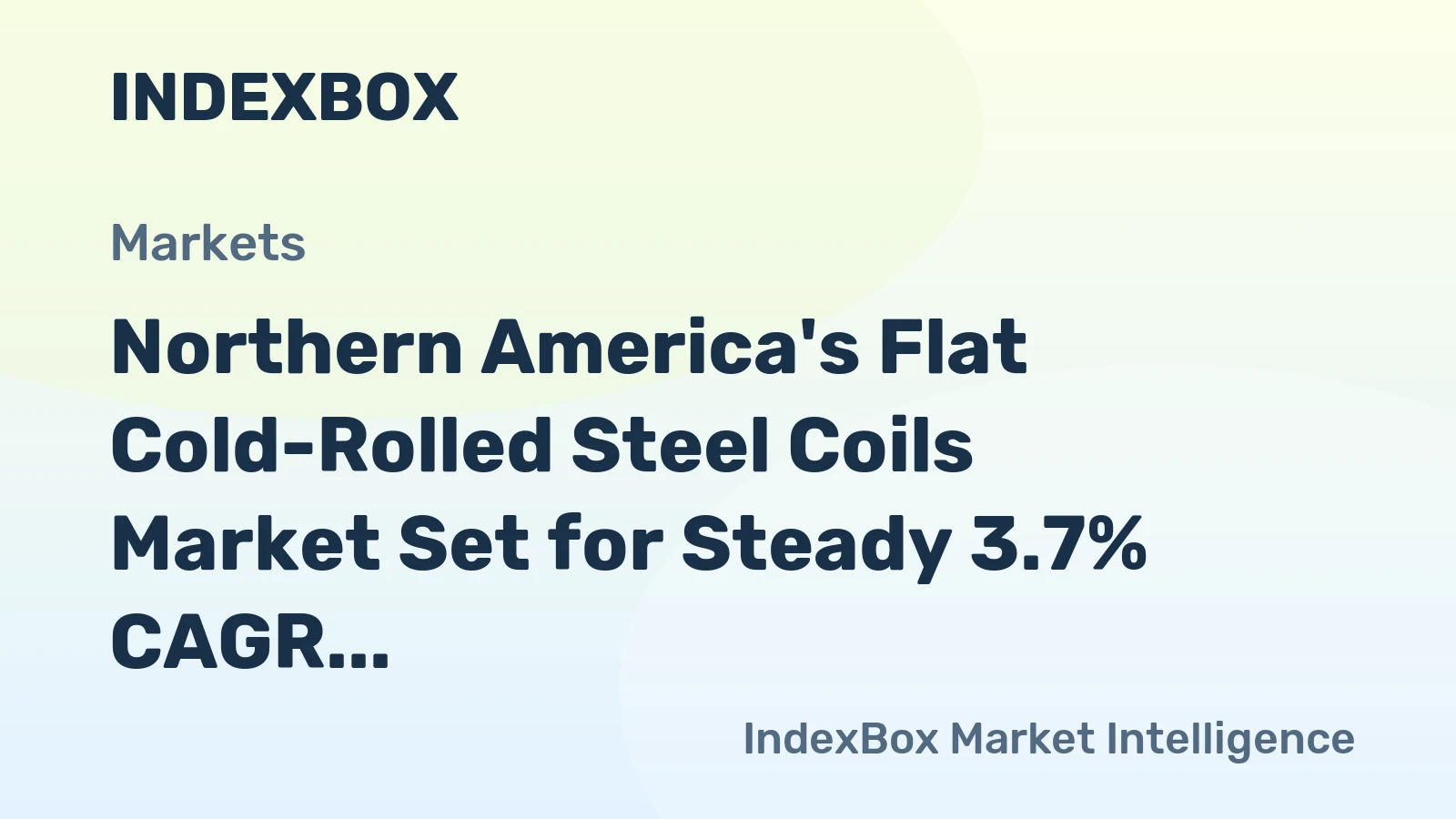 Northern America's Flat Cold-Rolled Steel Coils Market Set for Steady 3.7% CAGR Growth Through 2035