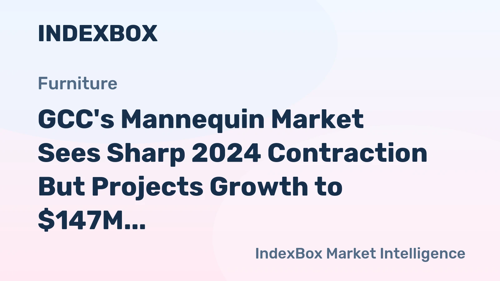 GCC's Mannequin Market Sees Sharp 2024 Contraction But Projects Growth to $147M