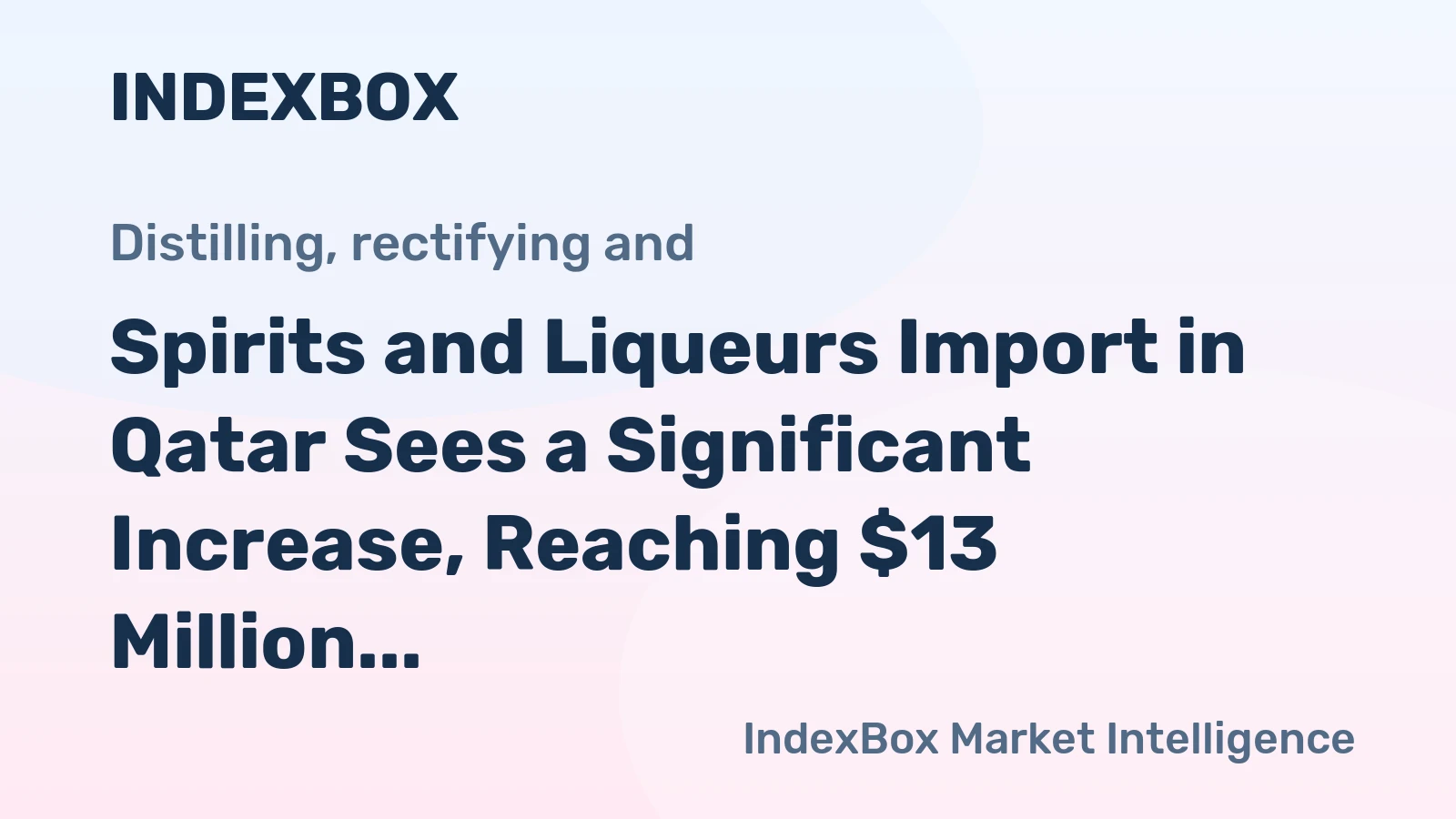 Spirits and Liqueurs Import in Qatar Sees a Significant Increase, Reaching $13 Million in 2024