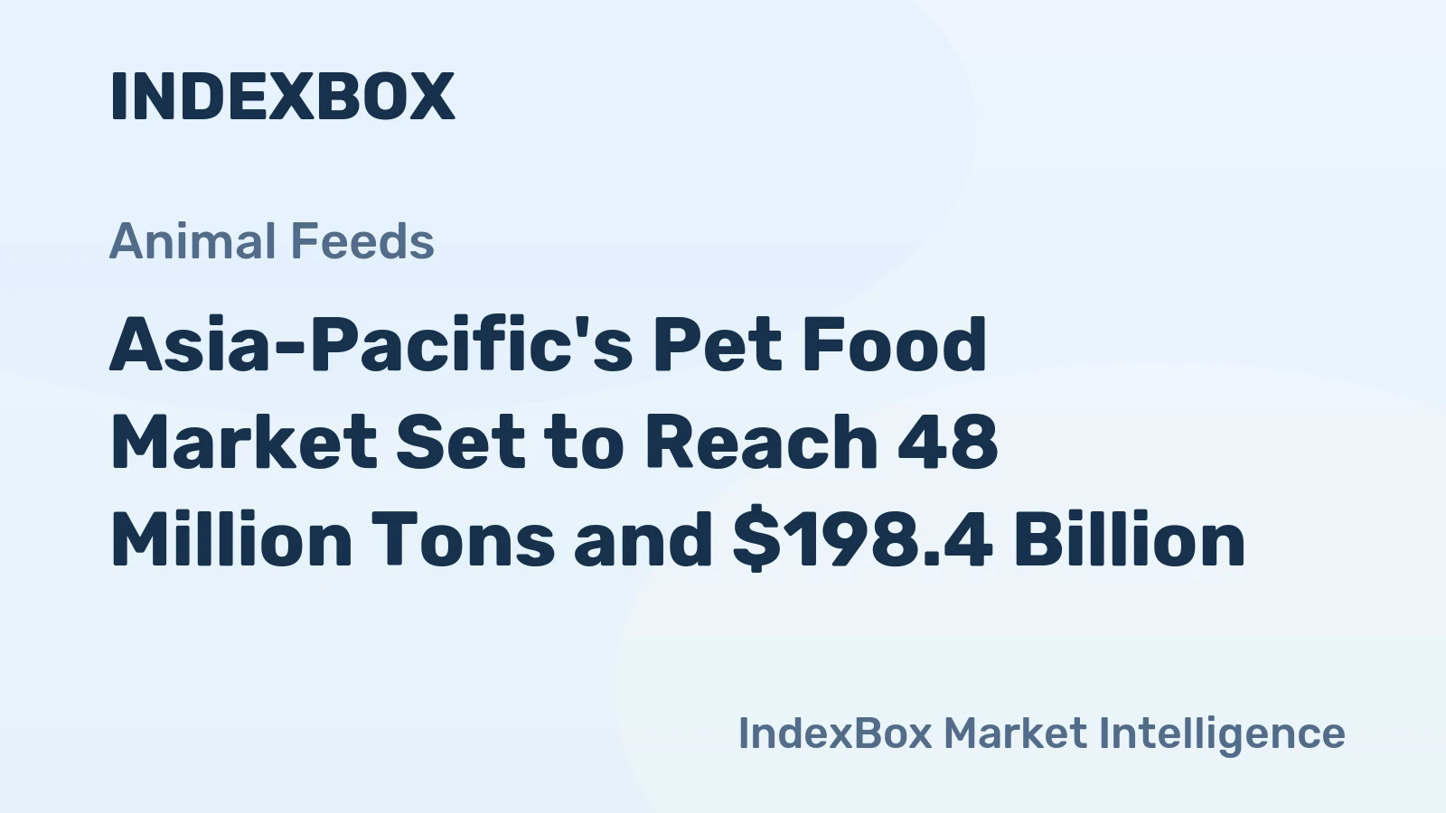 Asia-Pacific's Pet Food Market Set to Reach 48 Million Tons and $198.4 Billion