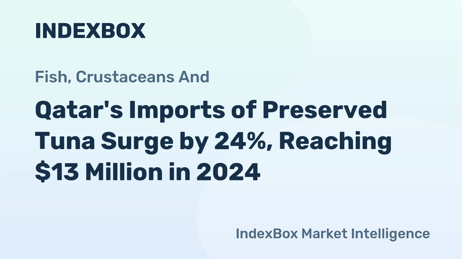 Qatar's Imports of Preserved Tuna Surge by 24%, Reaching $13 Million in 2024