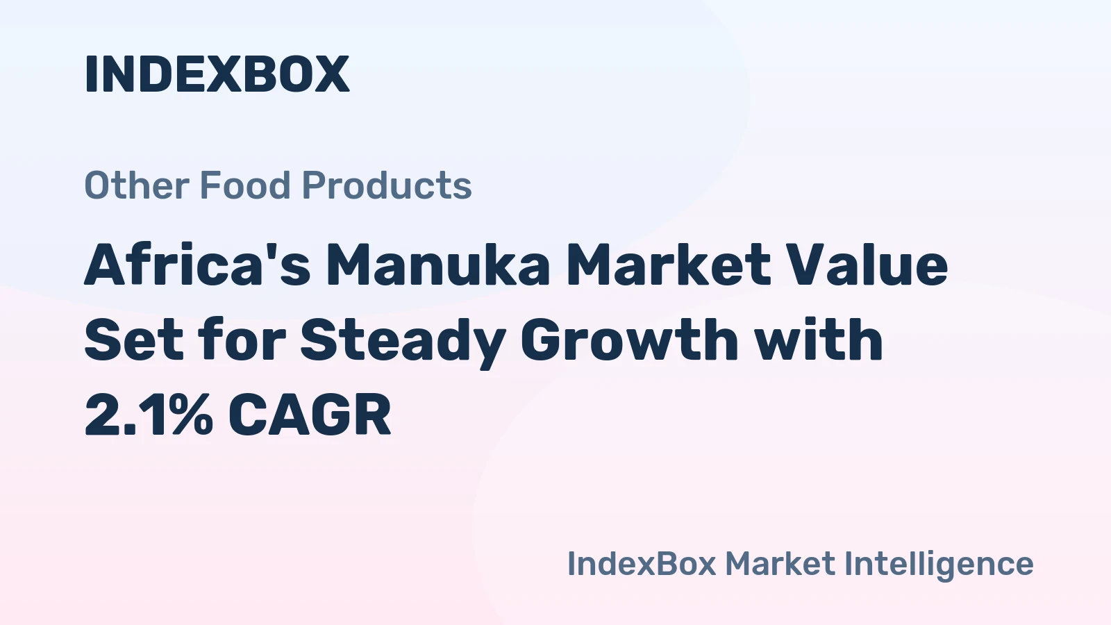 Africa's Manuka Market Value Set for Steady Growth with 2.1% CAGR