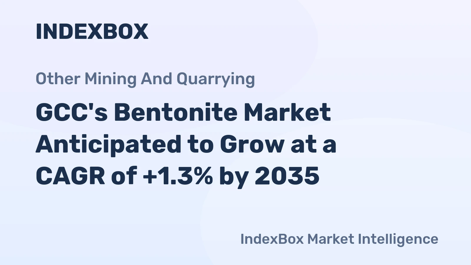 GCC's Bentonite Market Anticipated to Grow at a CAGR of +1.3% by 2035