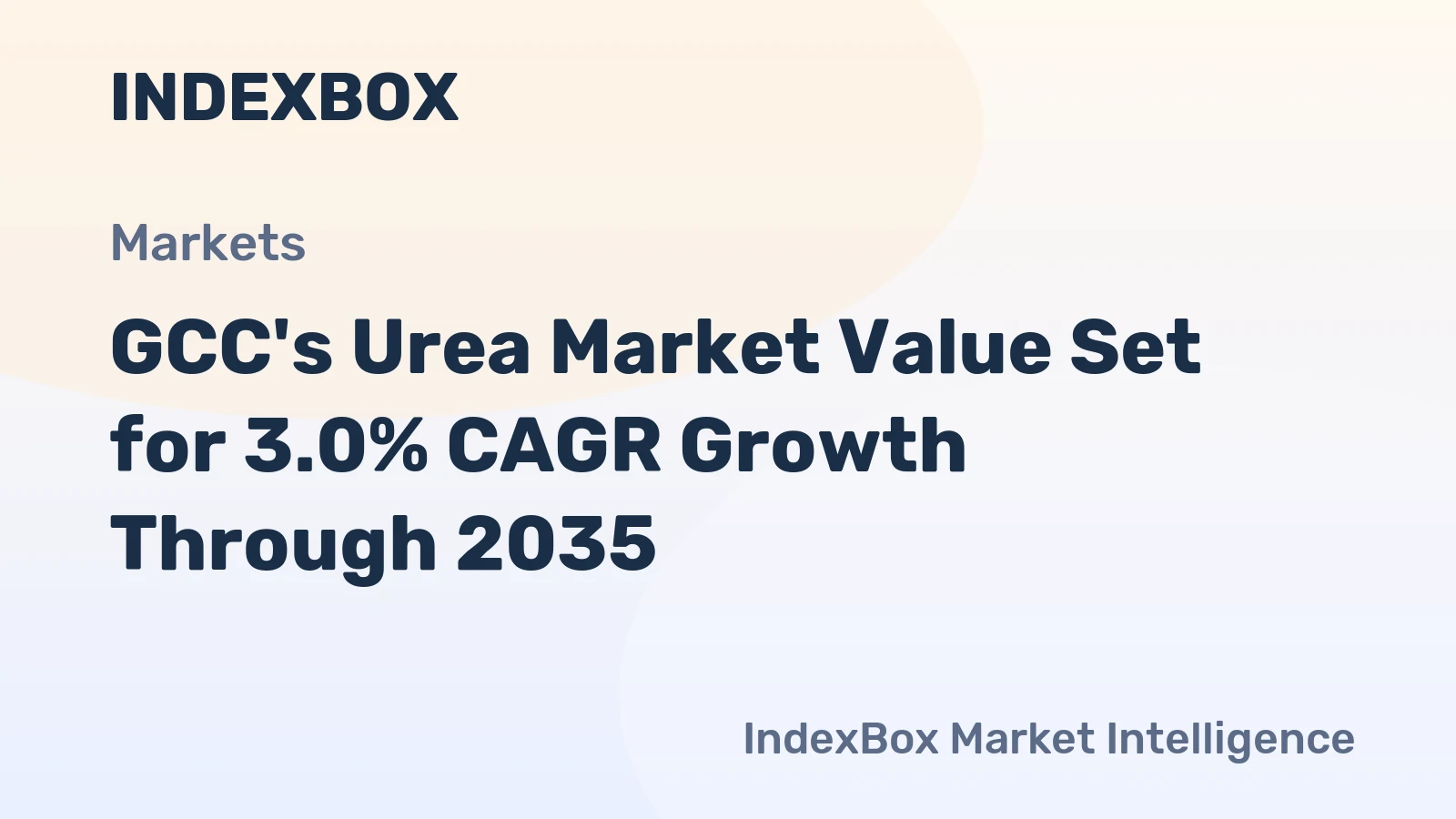 GCC's Urea Market Value Set for 3.0% CAGR Growth Through 2035