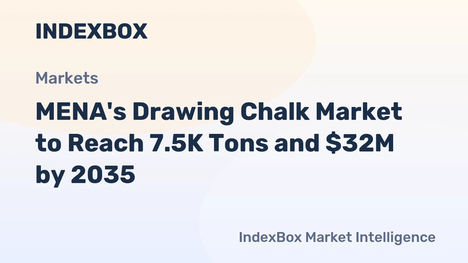 MENA's Drawing Chalk Market to Reach 7.5K Tons and $32M by 2035