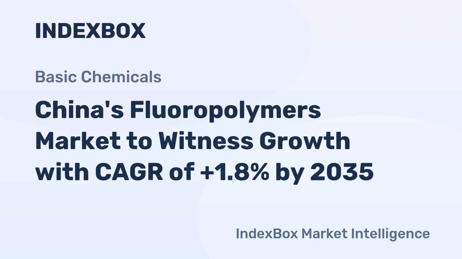 China's Fluoropolymers Market to Witness Growth with CAGR of +1.8% by 2035