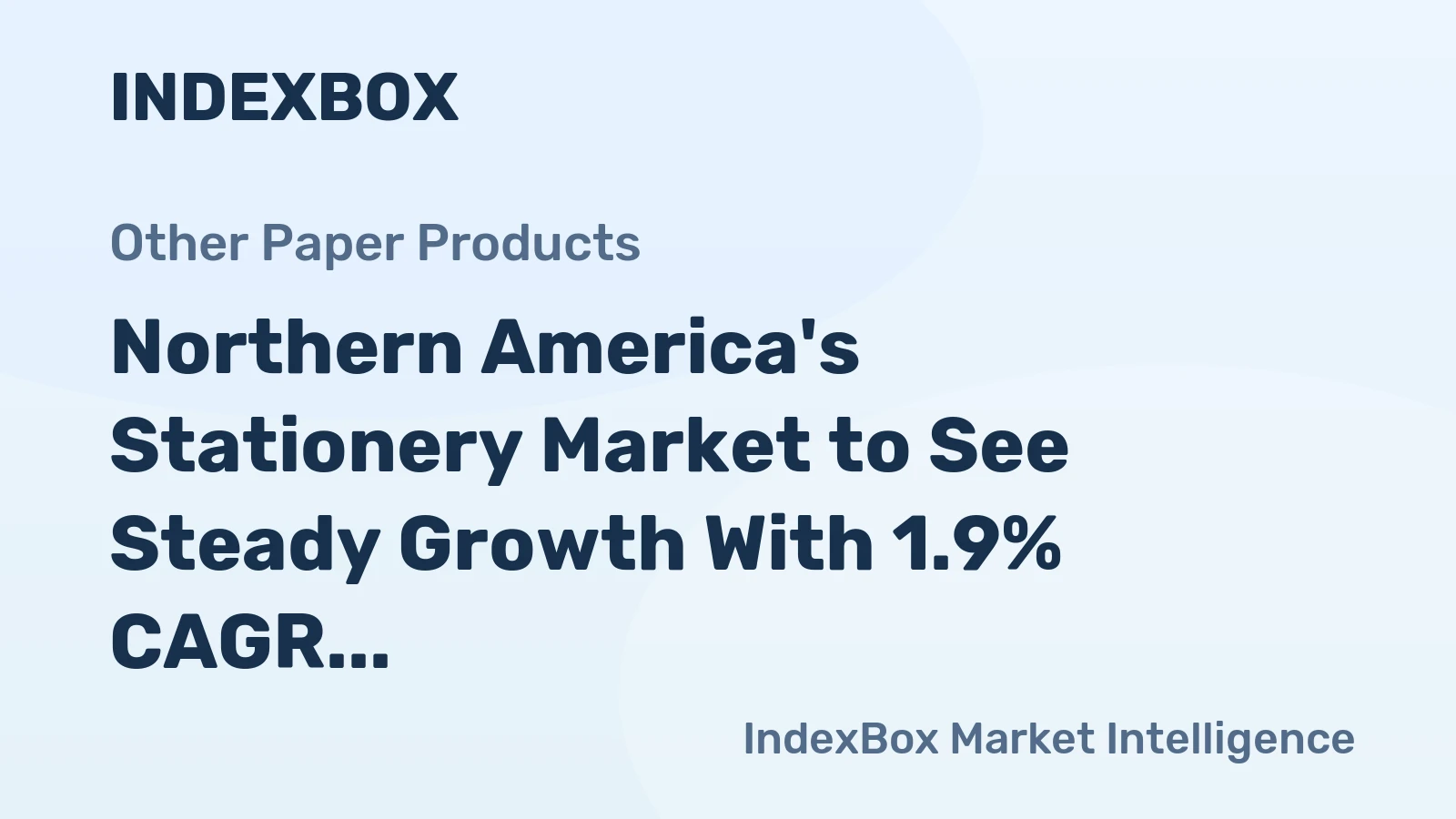 Northern America's Stationery Market to See Steady Growth With 1.9% CAGR Through 2035