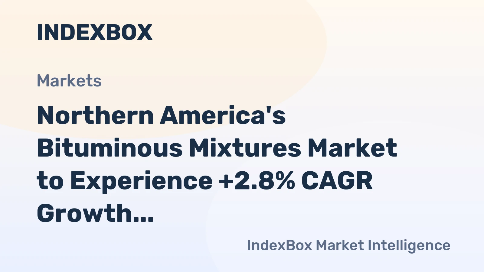 Northern America's Bituminous Mixtures Market to Experience +2.8% CAGR Growth Through 2035, Expected to Reach $35.7B in Value