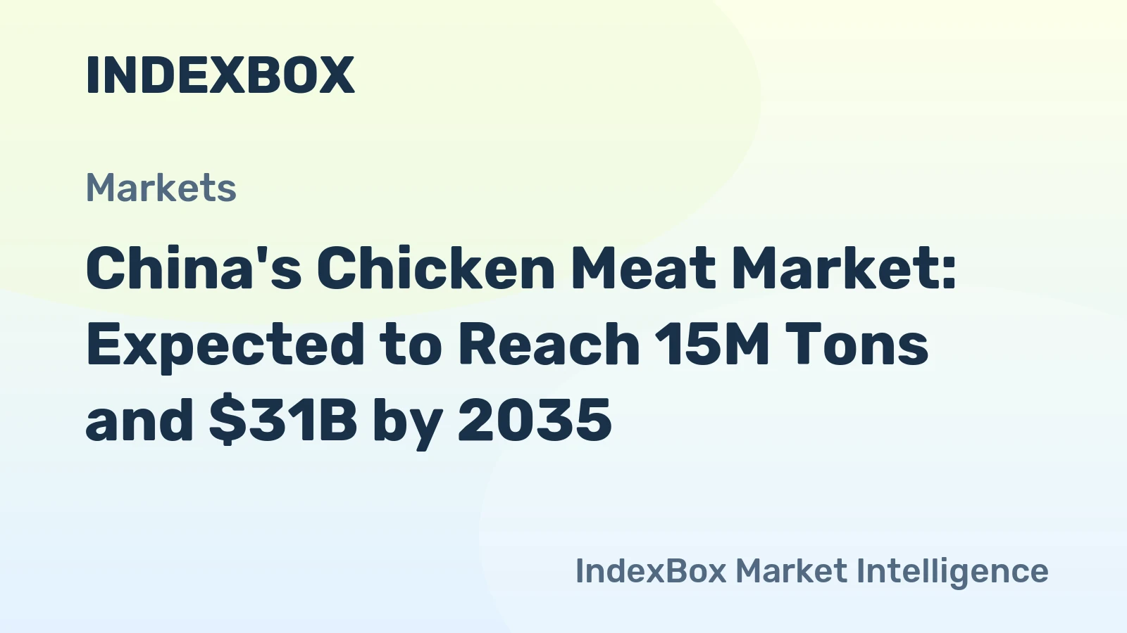 China's Chicken Meat Market: Expected to Reach 15M Tons and $31B by 2035