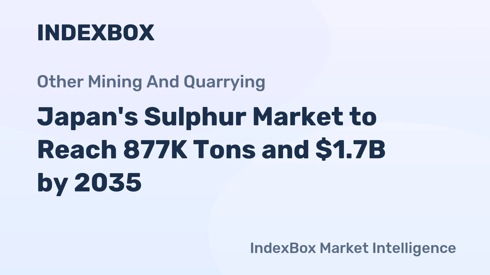 Japan's Sulphur Market to Reach 877K Tons and $1.7B by 2035