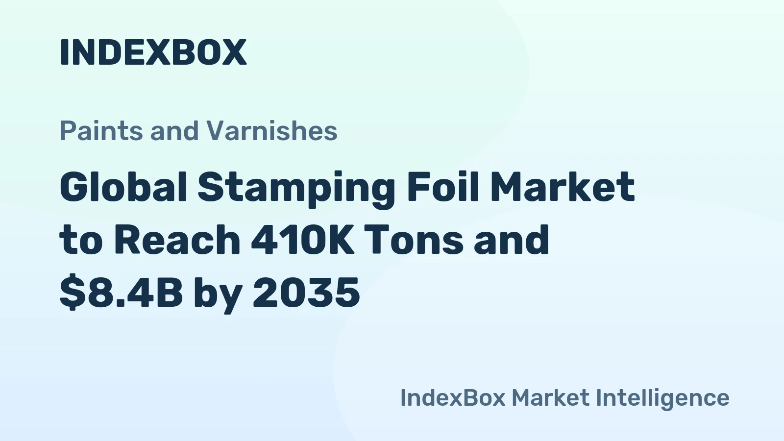Global Stamping Foil Market to Reach 410K Tons and $8.4B by 2035