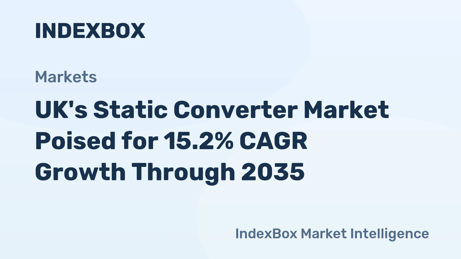 UK's Static Converter Market Poised for 15.2% CAGR Growth Through 2035