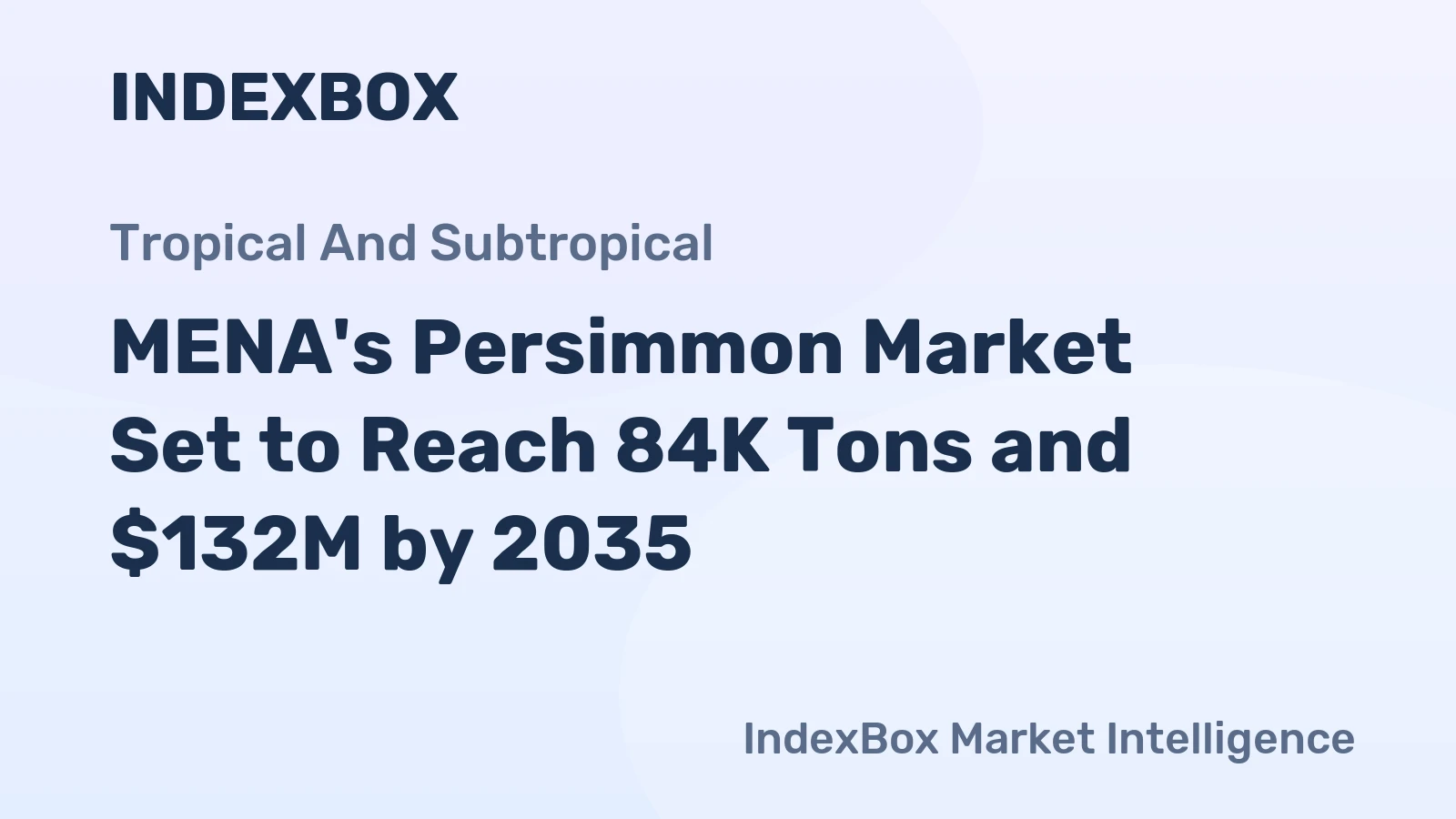 MENA's Persimmon Market Set to Reach 84K Tons and $132M by 2035
