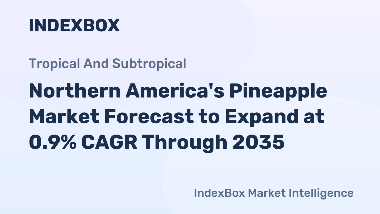 Northern America's Pineapple Market Forecast to Expand at 0.9% CAGR Through 2035