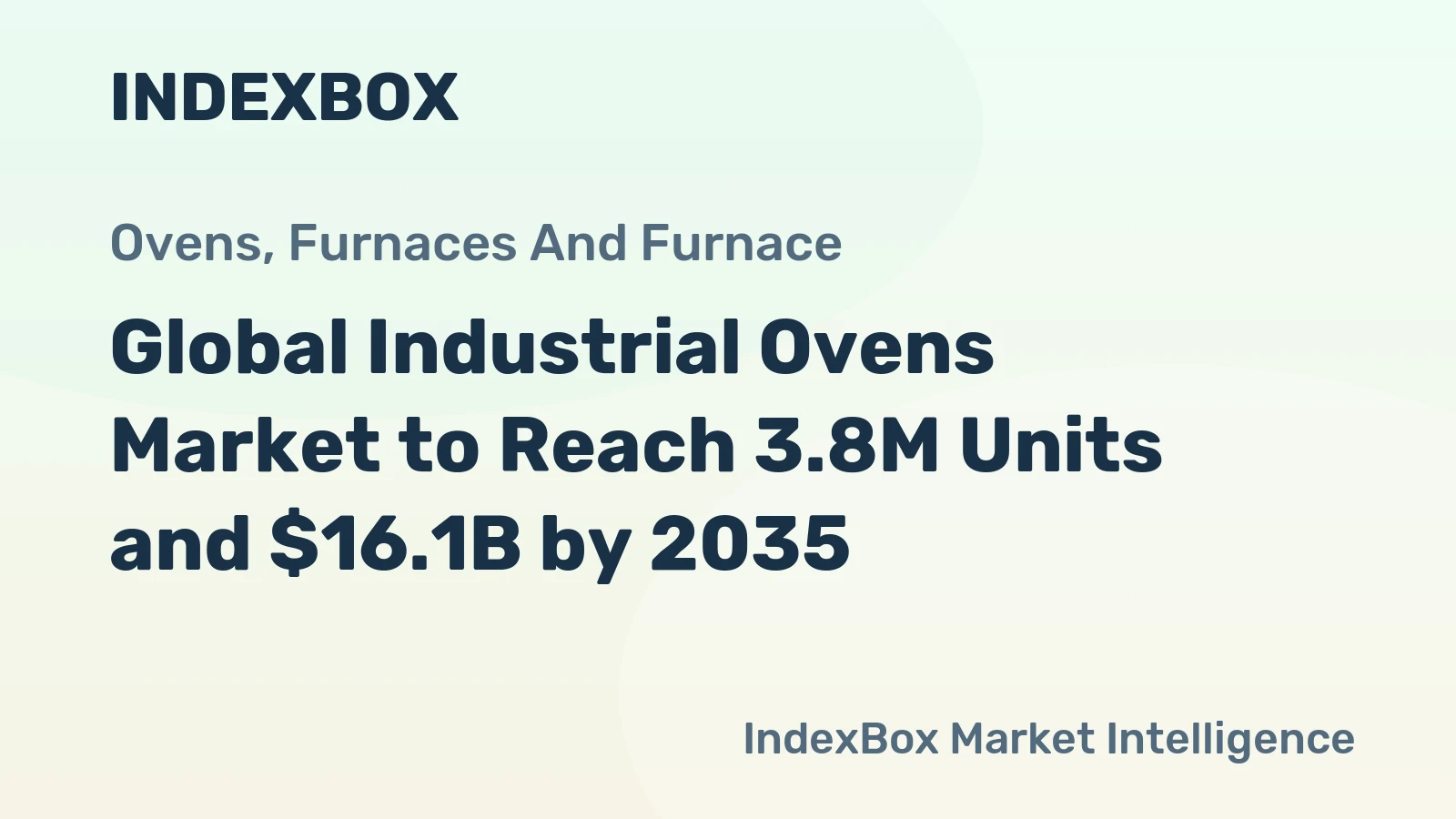 Global Industrial Ovens Market to Reach 3.8M Units and $16.1B by 2035