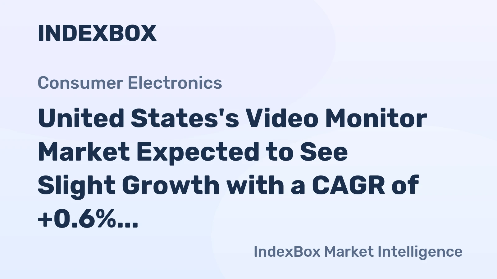 United States's Video Monitor Market Expected to See Slight Growth with a CAGR of +0.6% from 2024 to 2035