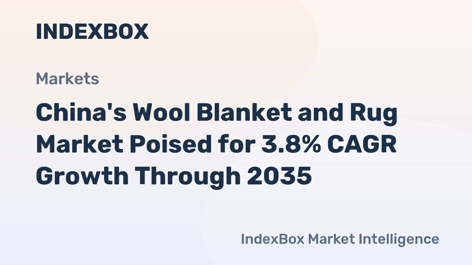 China's Wool Blanket and Rug Market Poised for 3.8% CAGR Growth Through 2035