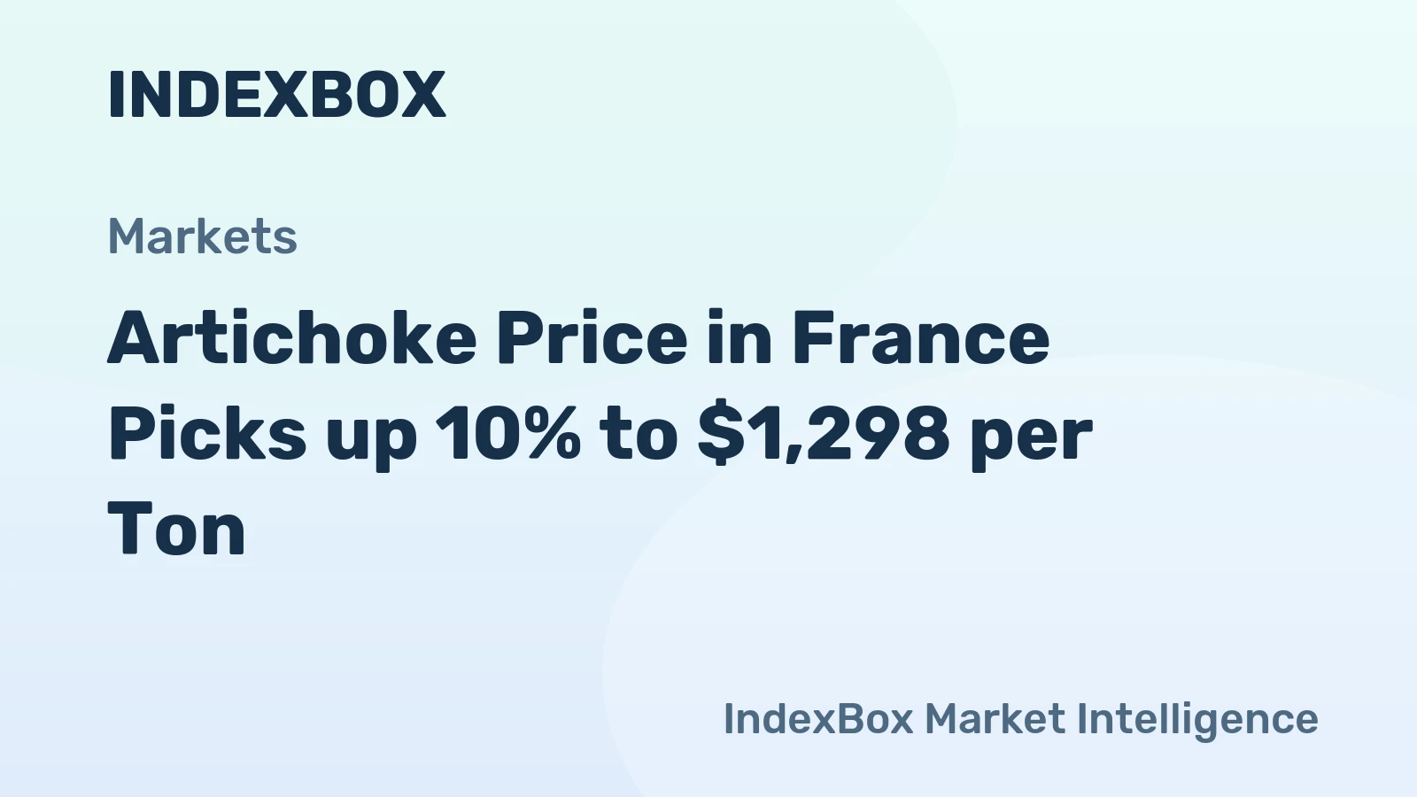 Artichoke Price in France Picks up 10% to $1,298 per Ton