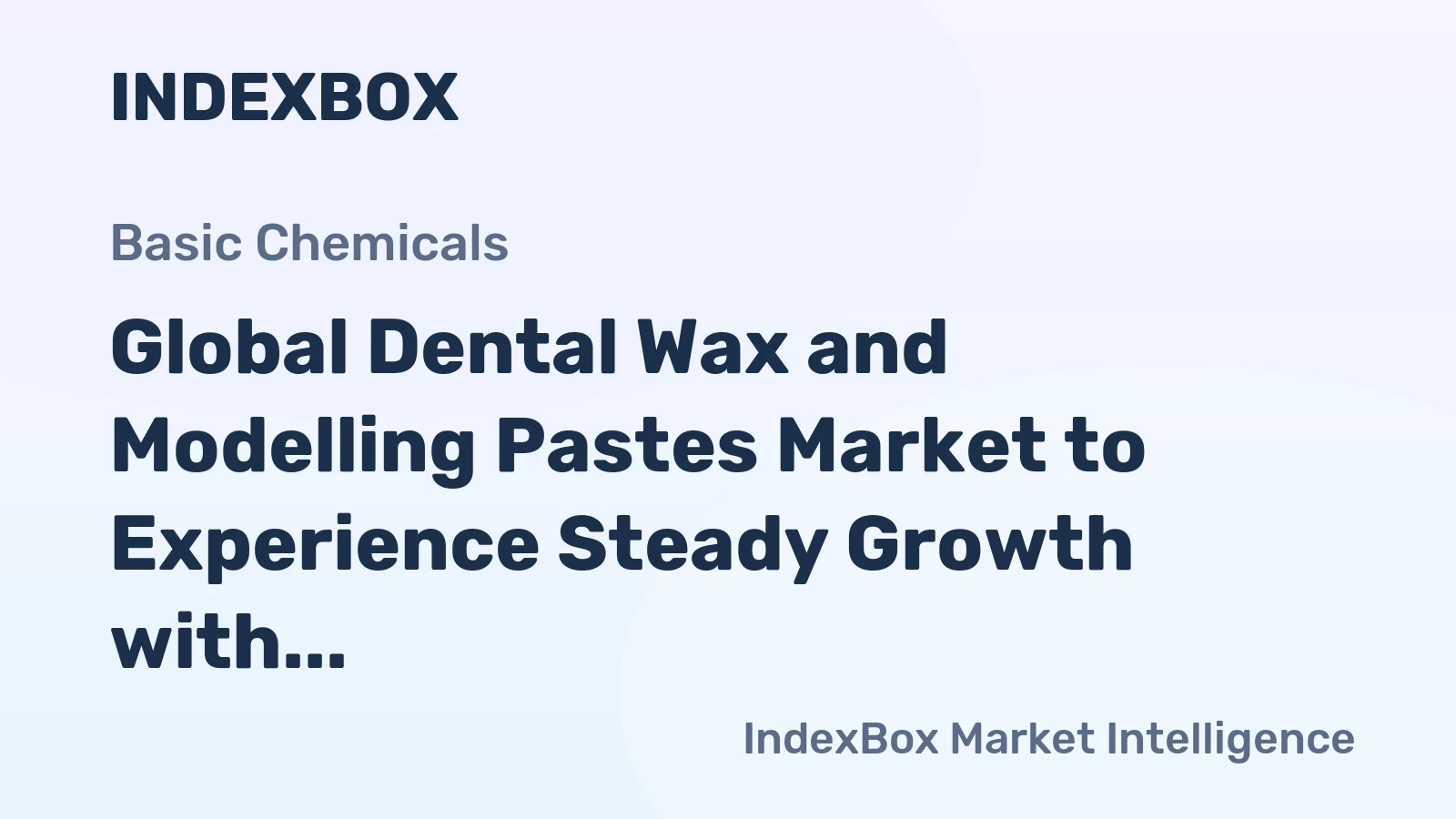 Global Dental Wax and Modelling Pastes Market to Experience Steady Growth with CAGR of +2.6% from 2024 to 2035