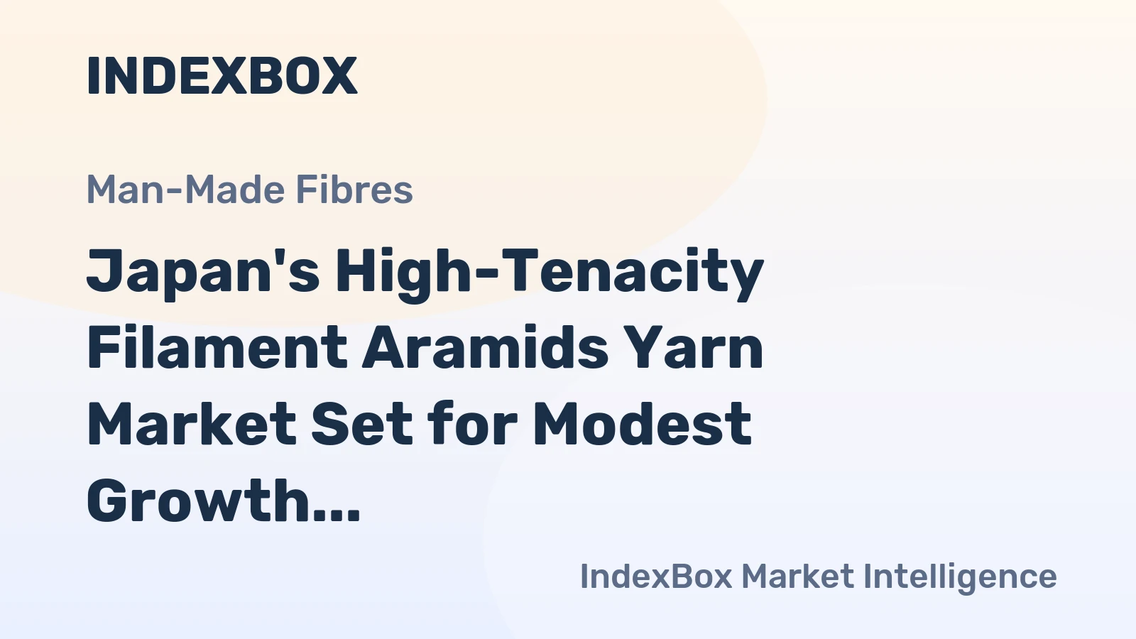Japan's High-Tenacity Filament Aramids Yarn Market Set for Modest Growth to 13K Tons by 2035