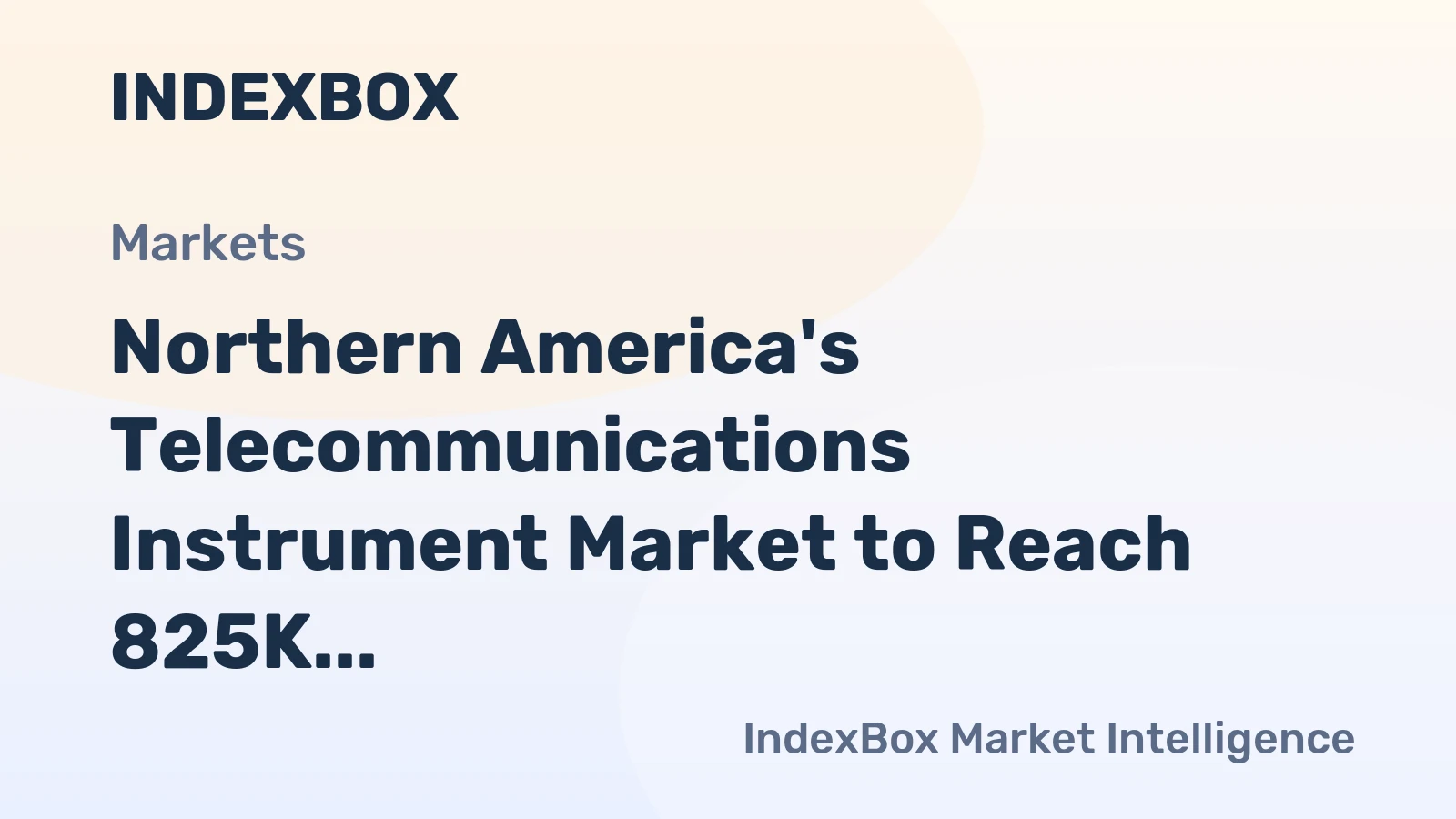 Northern America's Telecommunications Instrument Market to Reach 825K Units and $2.4B by 2035 Amidst Recent Volatility