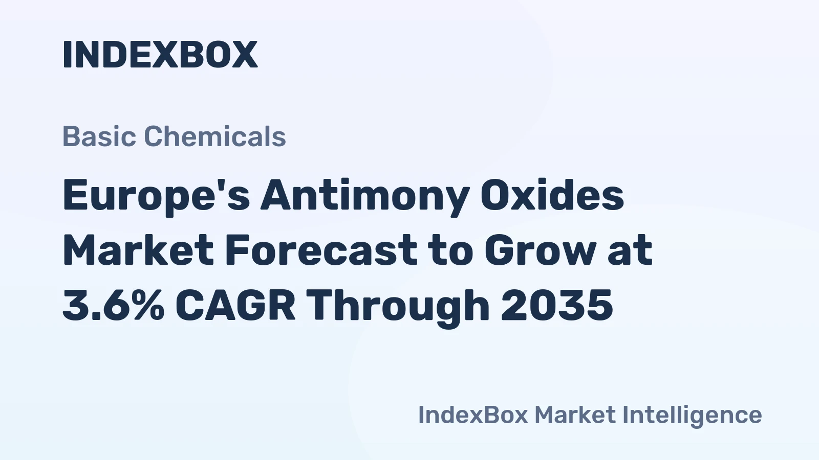 Europe's Antimony Oxides Market Forecast to Grow at 3.6% CAGR Through 2035