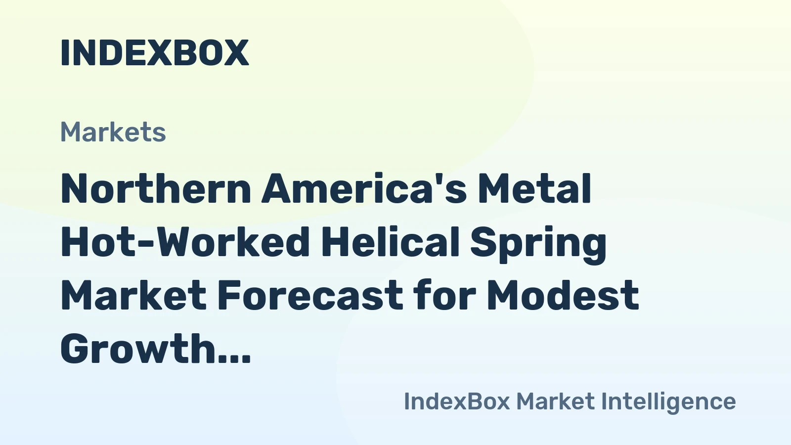 Northern America's Metal Hot-Worked Helical Spring Market Forecast for Modest Growth with +0.9% CAGR Through 2035