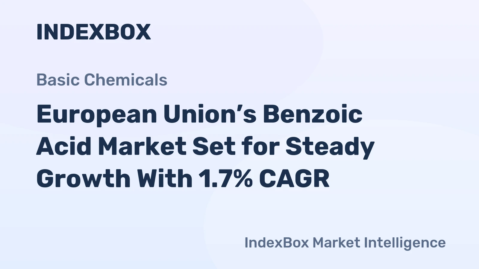 European Union’s Benzoic Acid Market Set for Steady Growth With 1.7% CAGR