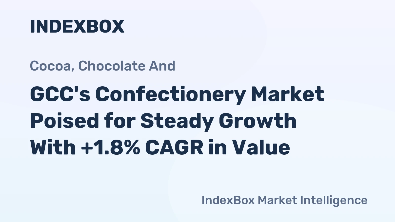 GCC's Confectionery Market Poised for Steady Growth With +1.8% CAGR in Value