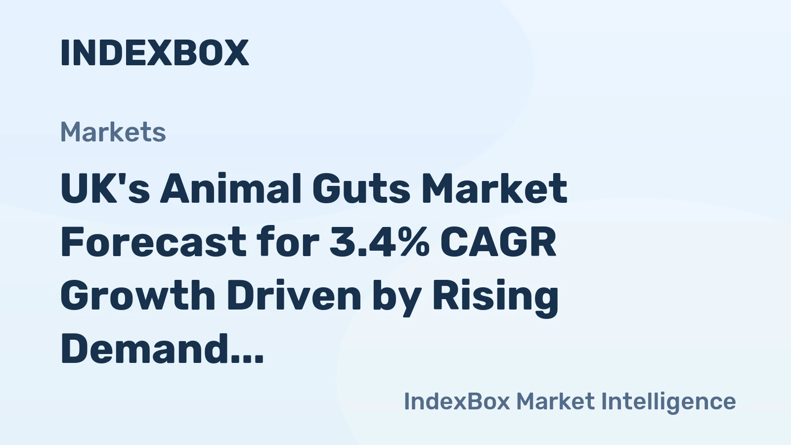 UK's Animal Guts Market Forecast for 3.4% CAGR Growth Driven by Rising Demand