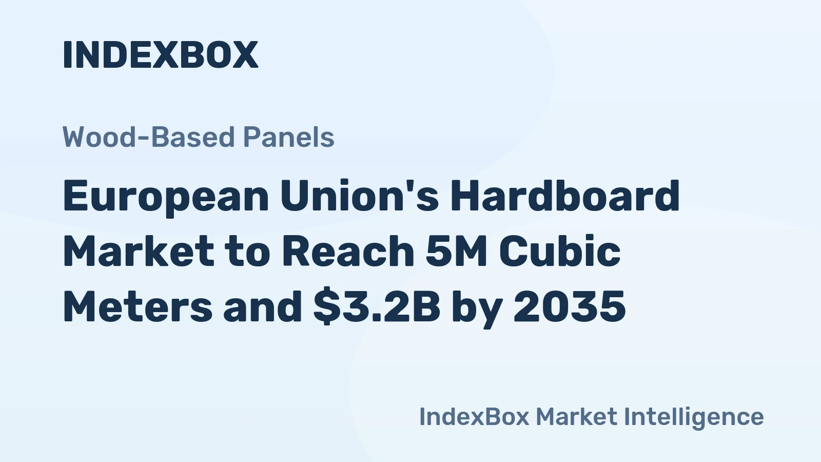 European Union's Hardboard Market to Reach 5M Cubic Meters and $3.2B by 2035