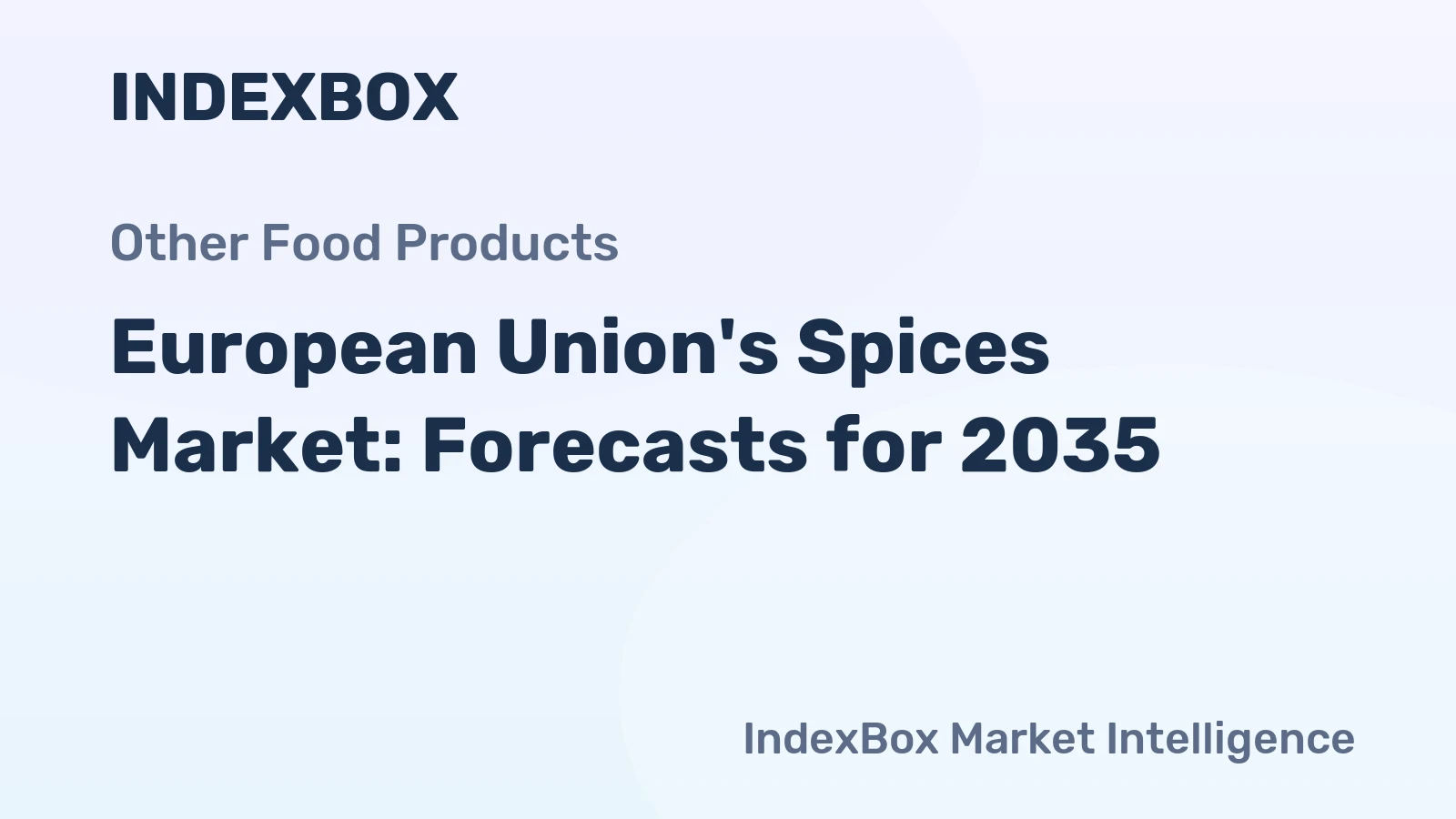 European Union's Spices Market: Forecasts for 2035