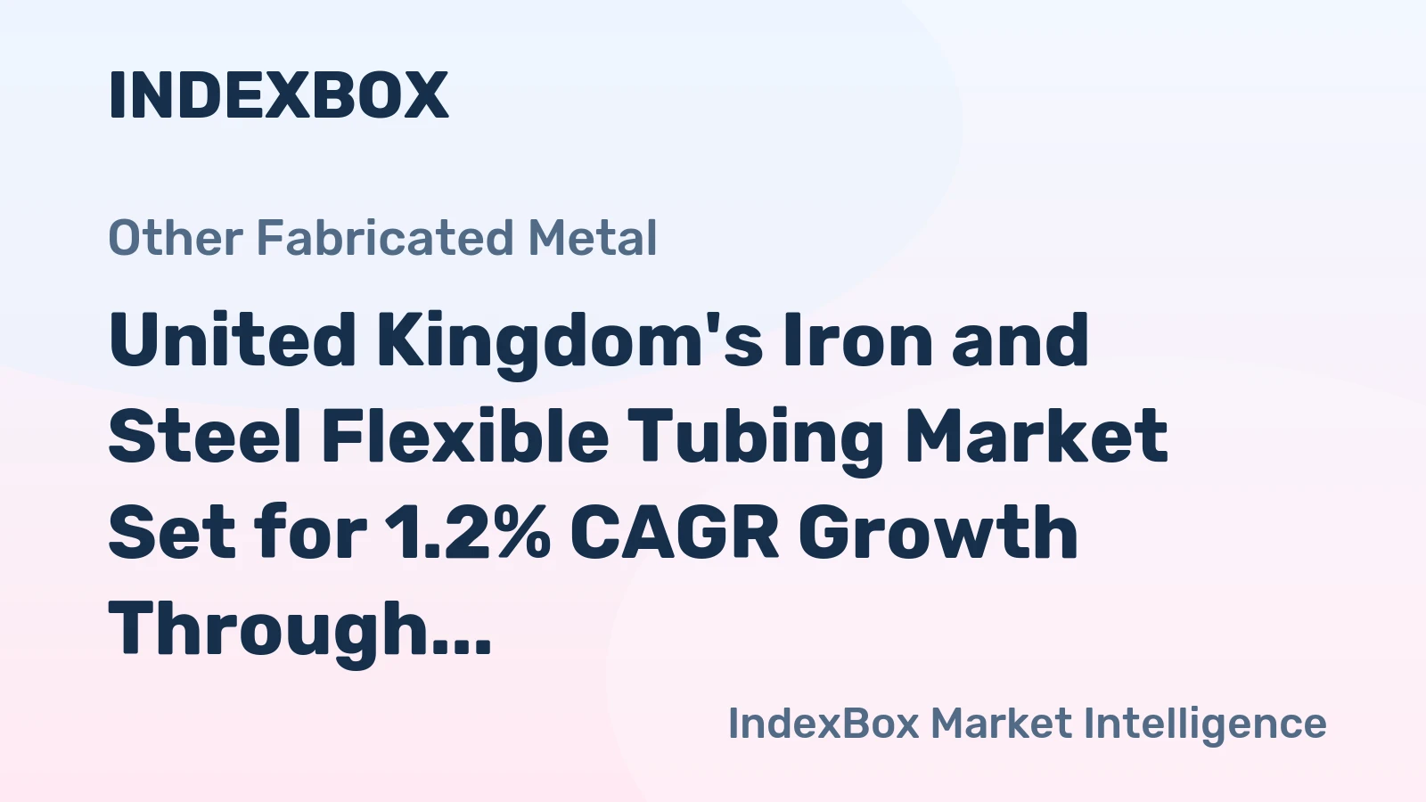 United Kingdom's Iron and Steel Flexible Tubing Market Set for 1.2% CAGR Growth Through 2035
