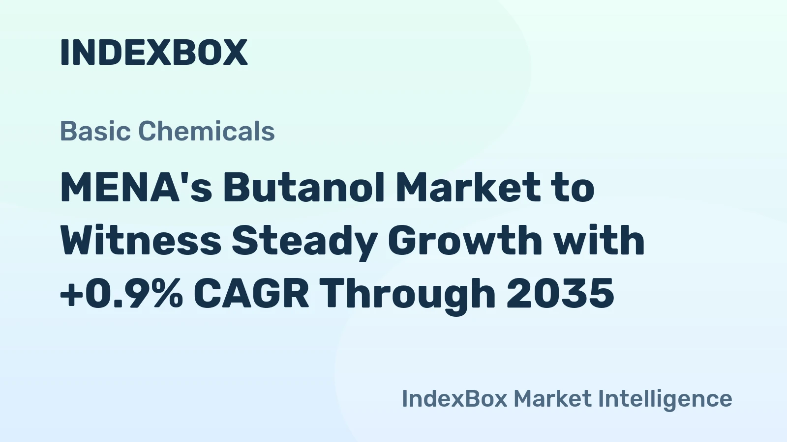 MENA's Butanol Market to Witness Steady Growth with +0.9% CAGR Through 2035