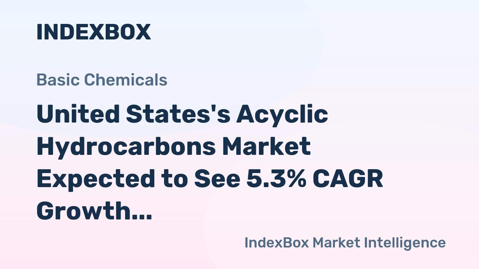 United States's Acyclic Hydrocarbons Market Expected to See 5.3% CAGR Growth Over Next Decade