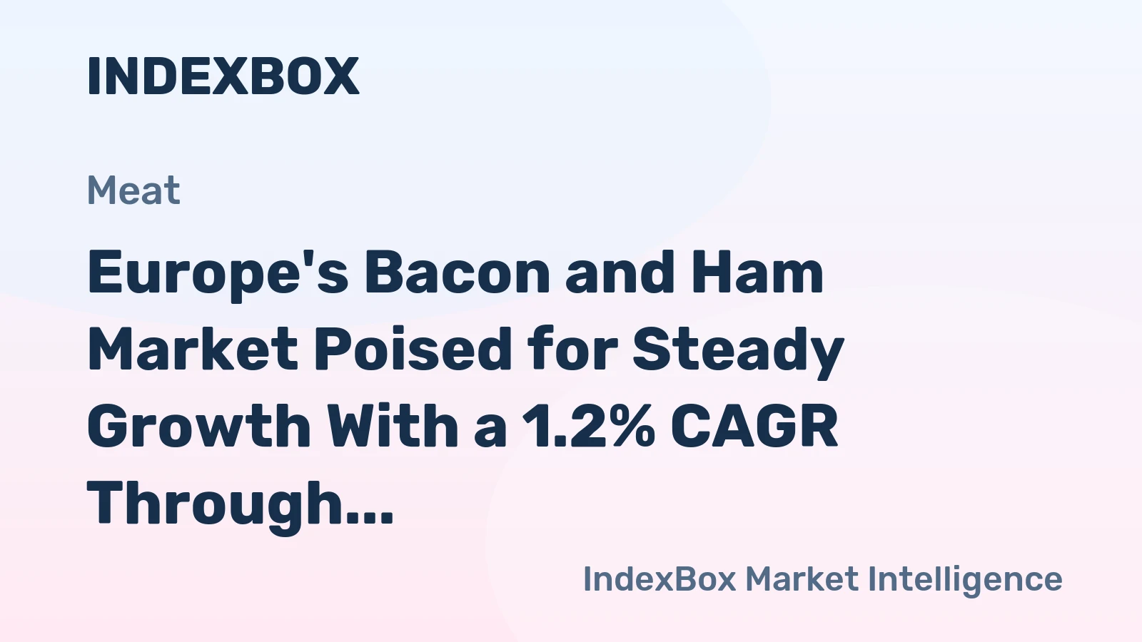 Europe's Bacon and Ham Market Poised for Steady Growth With a 1.2% CAGR Through 2035