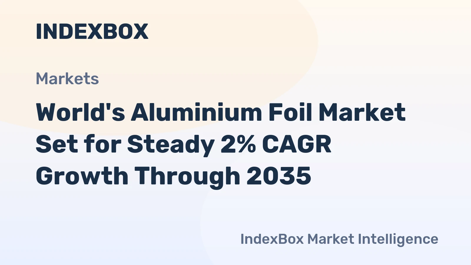 World's Aluminium Foil Market Set for Steady 2% CAGR Growth Through 2035