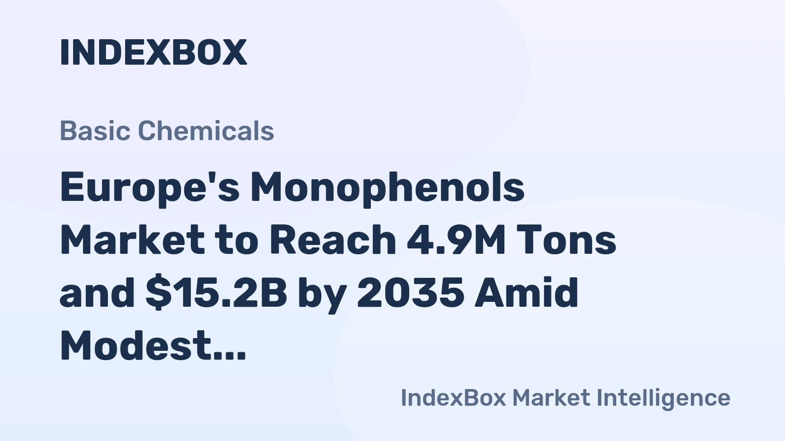 Europe's Monophenols Market to Reach 4.9M Tons and $15.2B by 2035 Amid Modest Growth