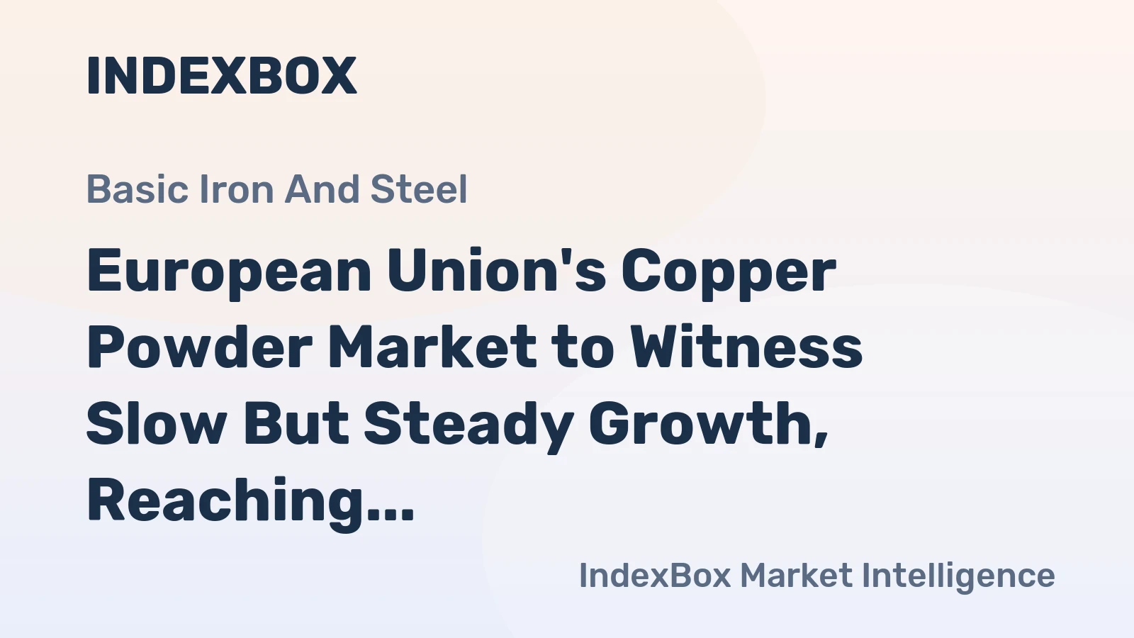 European Union's Copper Powder Market to Witness Slow But Steady Growth, Reaching 36K tons and $341M by 2035