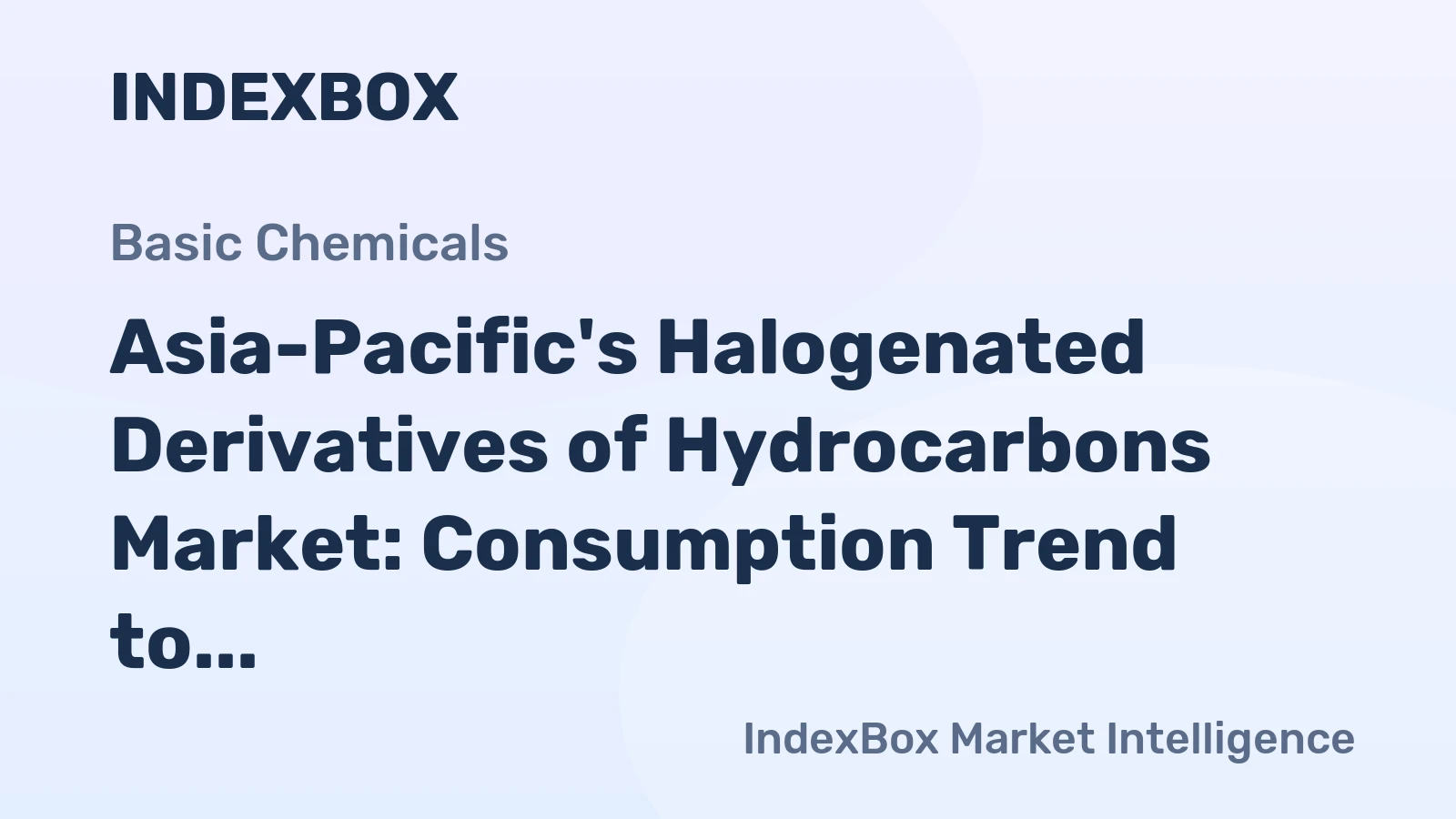 Asia-Pacific's Halogenated Derivatives of Hydrocarbons Market: Consumption Trend to Continue with 23M Tons by 2035, Reaching $48.9B in Value