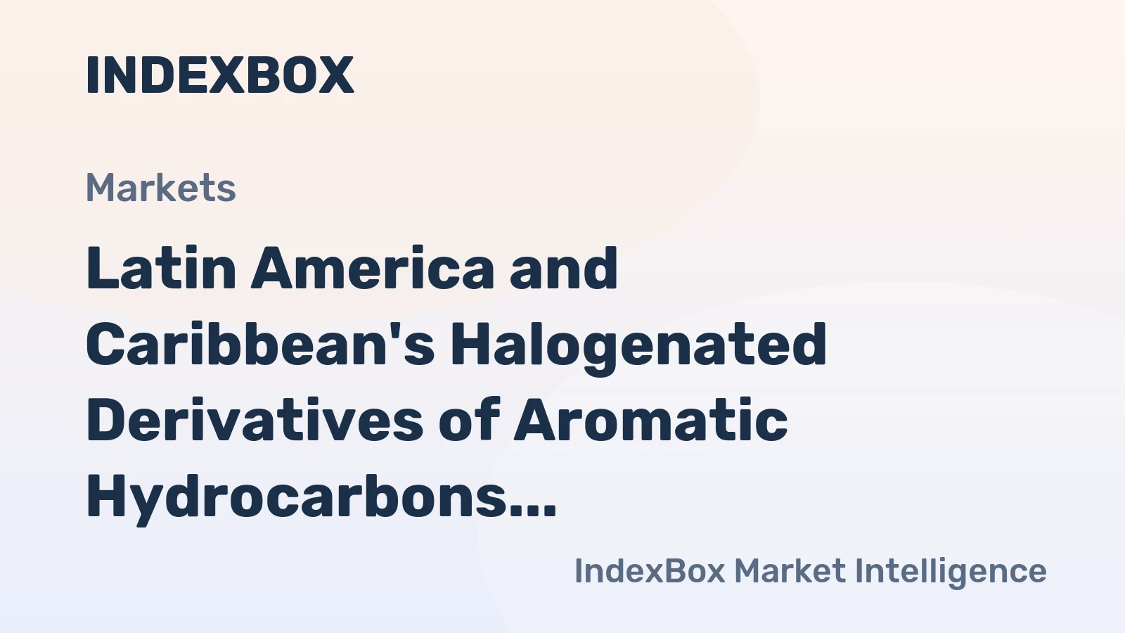 Latin America and Caribbean's Halogenated Derivatives of Aromatic Hydrocarbons Market to Reach 73K Tons and $631M by 2035